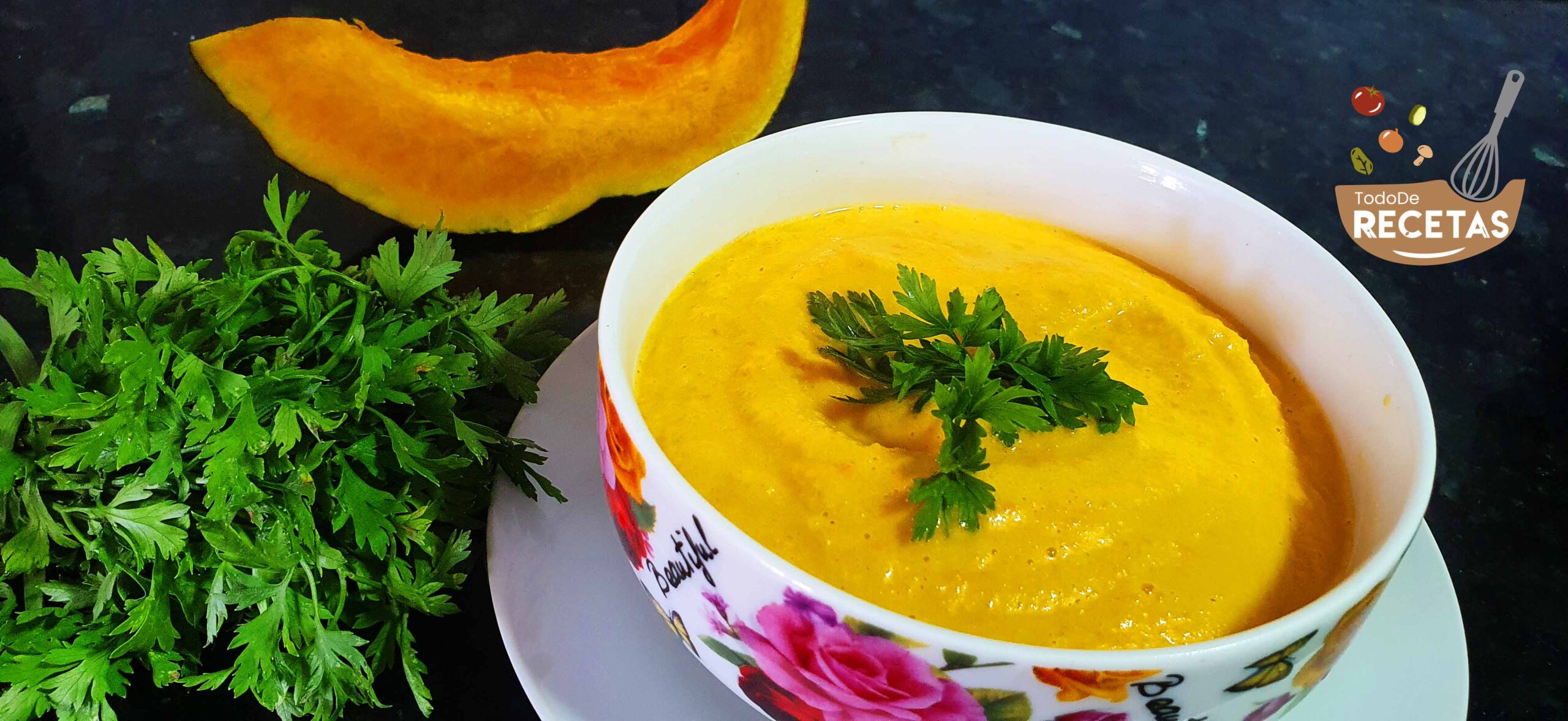 Sopa crema de zapallo - Recetas de Cocina